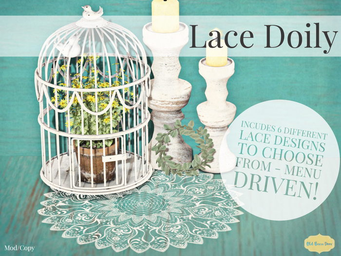 Second Life Marketplace {obd} Lace Doily